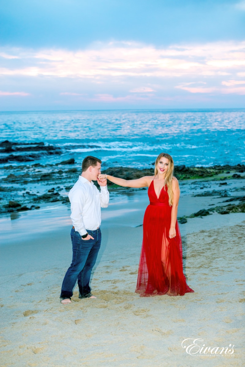 Beach Engagement Photo ideas For You - Sandy toes, sunkissed nose!